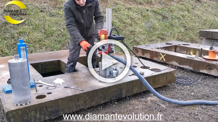 Vidéos de carottage à sec - Techniques et équipements