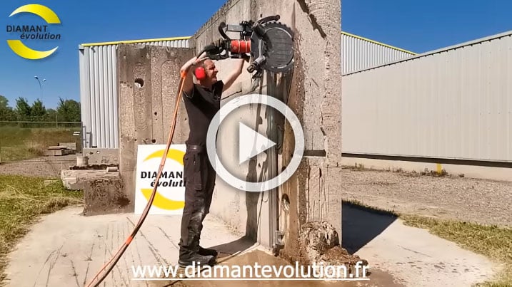 Decoupeuse electrique SC220 - decoupe dalle beton